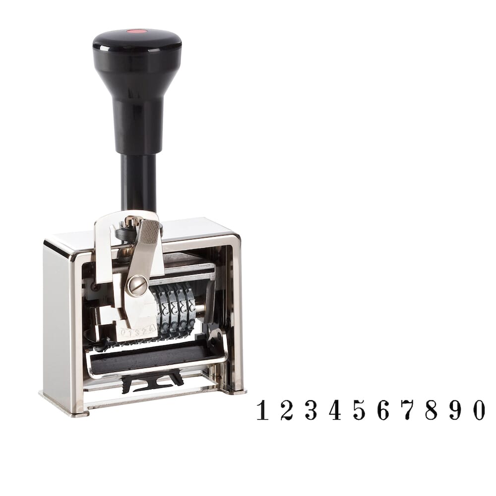 Reiner Paginierstempel C1 / 8-stellig | stempel-versand.ch