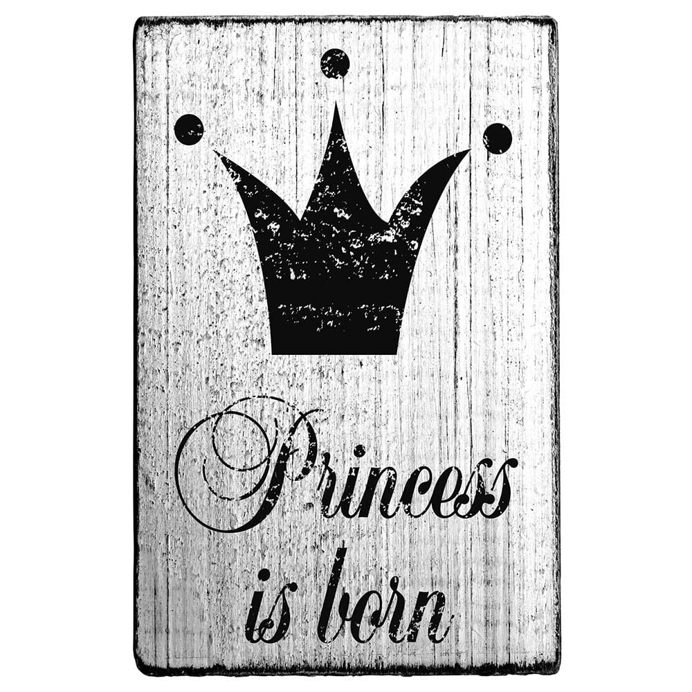 Vintage Stempel Princess is born | stempel-versand.ch