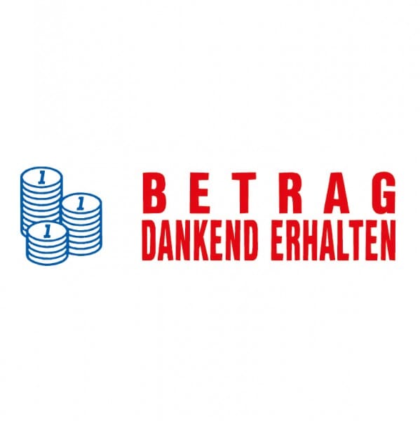 Trodat Office Printy Textstempel "Betrag dankend erhalten" | stempel ...