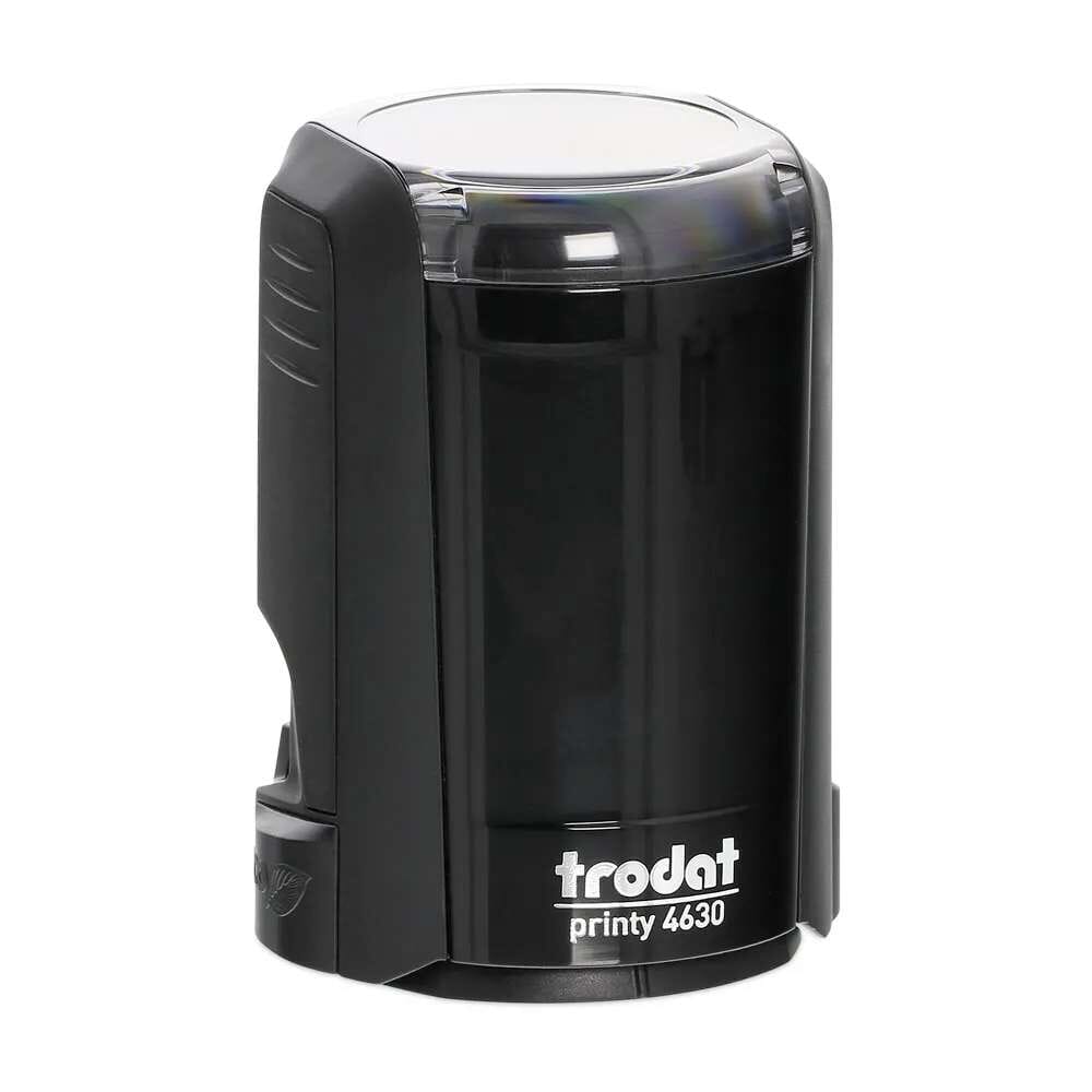 Trodat Printy 4630 - Textstempel Rund - 30mm - 6 Zeilen