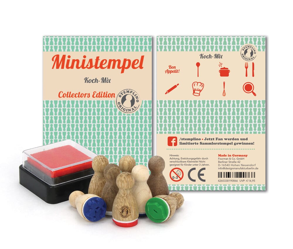 Stemplino Ministempel Koch-Mix | stempel-versand.ch