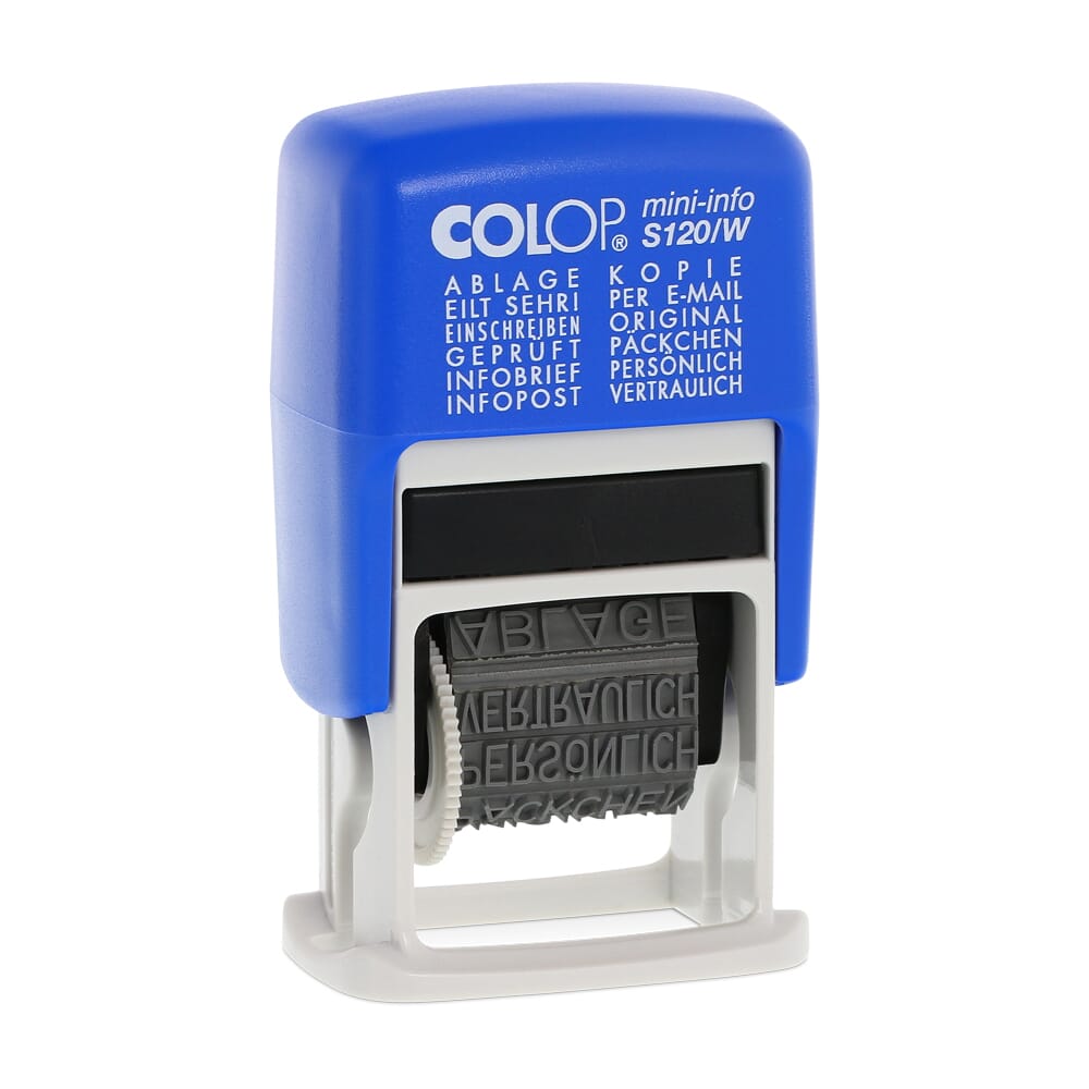 Colop Mini-Info S 120/W (21x4 mm) Deutsch | stempel-versand.ch