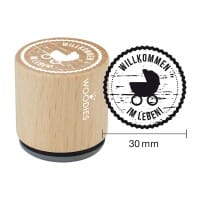 Perma Stempel Holzstempel - Baby Fuss, rechts | stempel-versand.ch