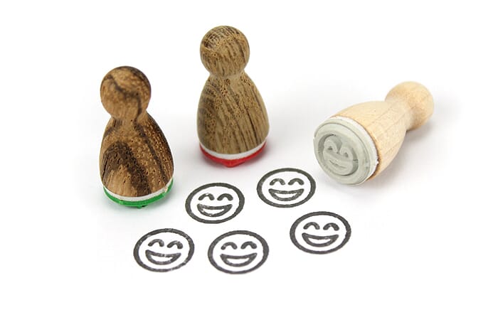 Stemplino Ministempel Happy Smiley | stempel-versand.ch