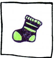 Perma Stempel Holzstempel - Baby Fuss, rechts | stempel-versand.ch