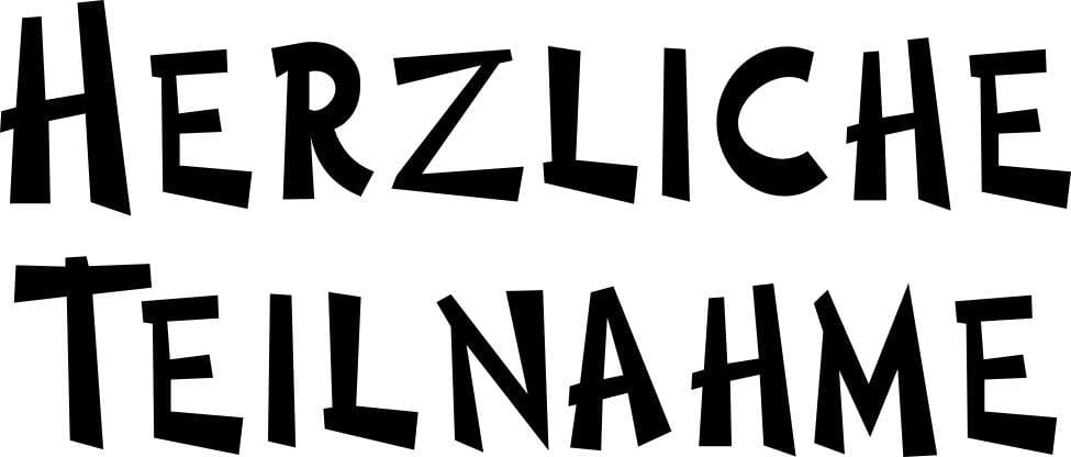 Perma Stempel Holzstempel - Herzliche Teilnahme 3 | stempel-versand.ch