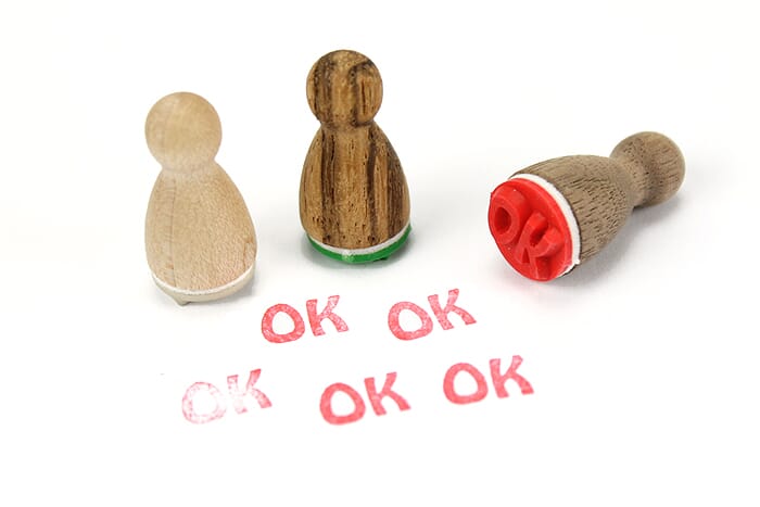 Stemplino Ministempel OK | stempel-versand.ch